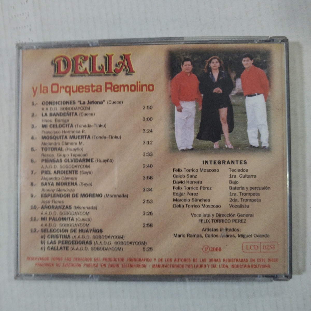 Delia Y La Orquesta. Remolino. LCD. 0258 – Centro Musical